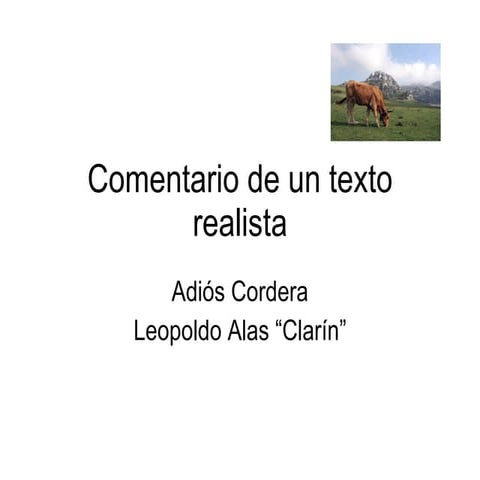 Adiós Cordera | PPT