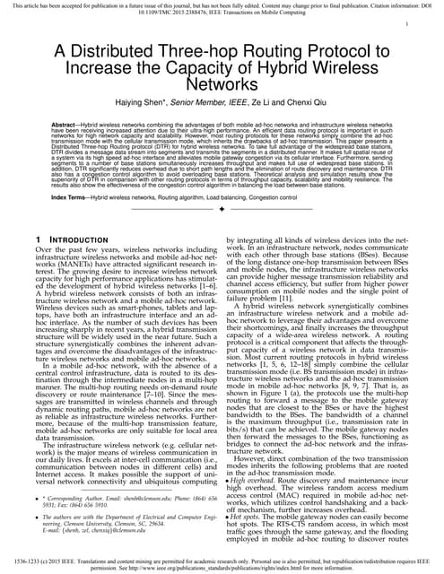 Switching hierarchy and routing | PPT
