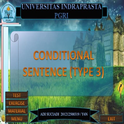 Conditional sentece (type3) | PPTX