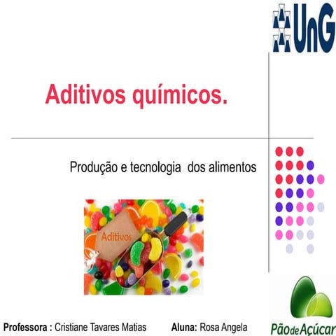 Aditivos quimicos | PPTX