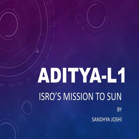 Aditya l1 | PPTX