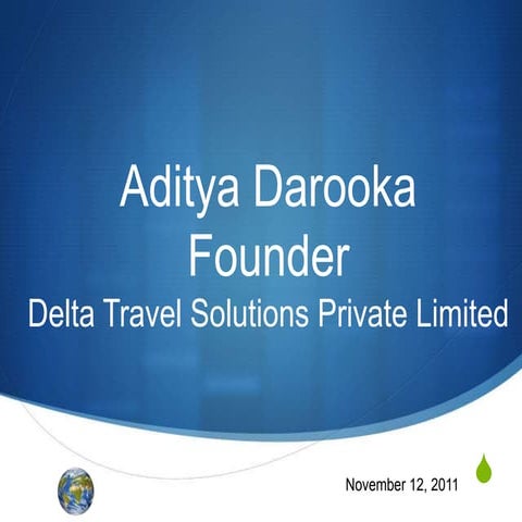 Aditya Startup Saturdays 12nov11 Ppt