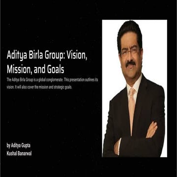 Aditya Birla by Aditya Gupta.pdf` is the | PPT