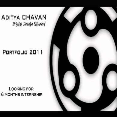 Aditya Chavan Portfolio 2011 | PDF