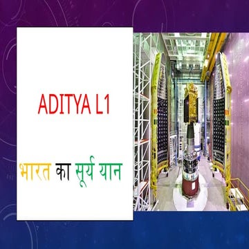 aditya l1 ppt.pptx bharat ka surya yaan 1 | PPTX