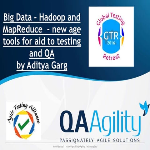 Big Data Hadoop And Mapreduce Aditya Garg Ppt