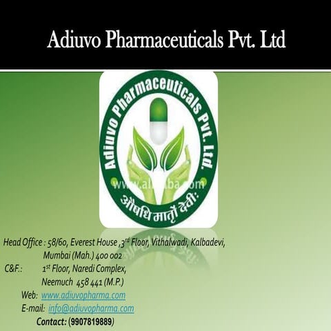 Adiuvo pharmaceuticals | PPT