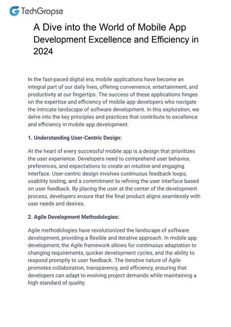 A Step-by-Step Guide to Multi-Service App Development | PDF