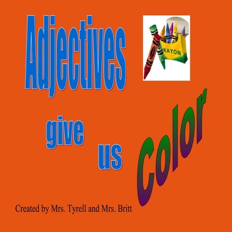Adjec Color | PPT