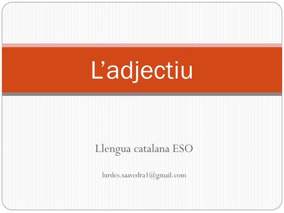 Graus adjectiu | PDF