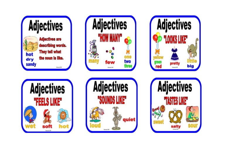 Adjective adjective