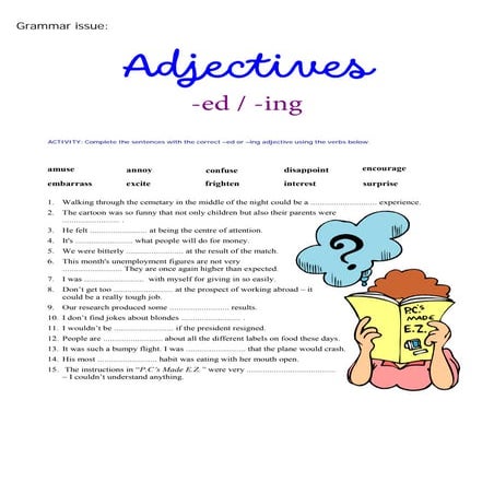 adjective- ed or ing-1 | PDF | Careers