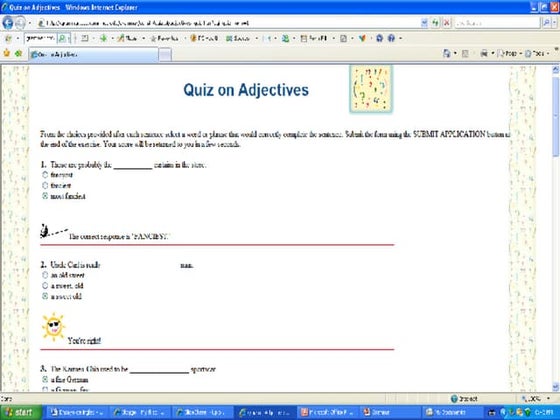 Adjective Quiz | PPT