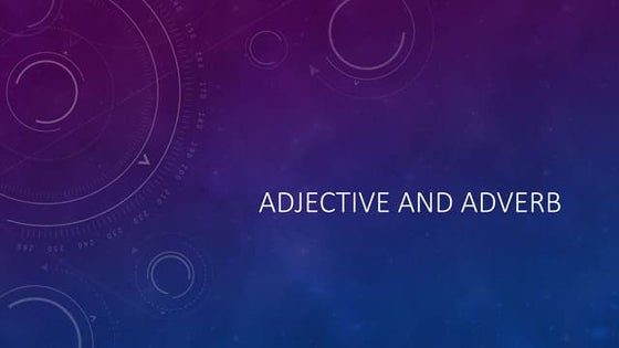 Adjectives - Definition, Types & Examples for Grade 7 | PPT