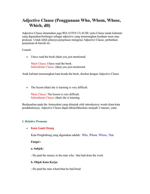 20 noun clause | PPT