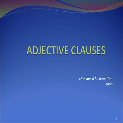 Adjective Clauses.ppt