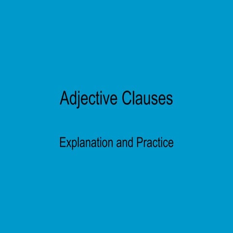 Adjective Clauses.ppt