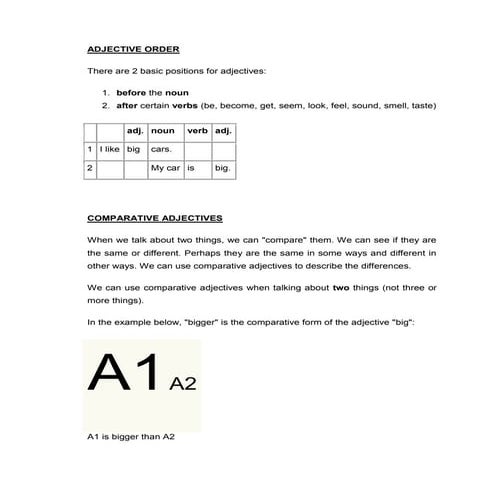 Adjectives slideshare | PPTX