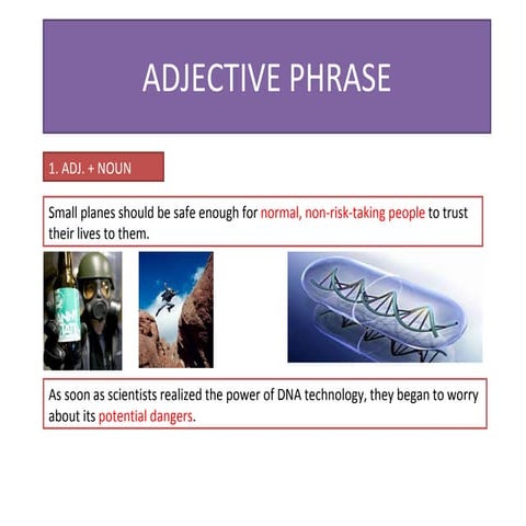 Adjective Phrase | PPT