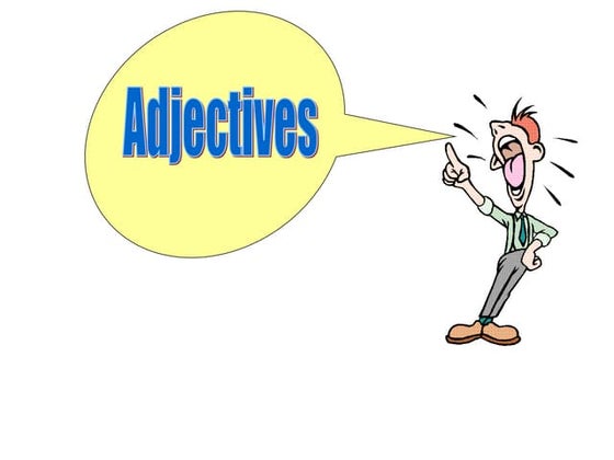 Adjective powerpoint | PPTX