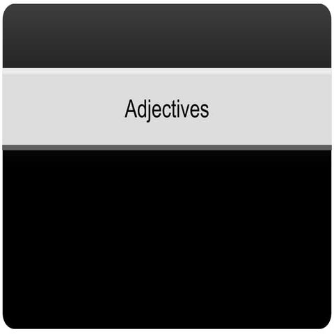 Adjectives | PPT