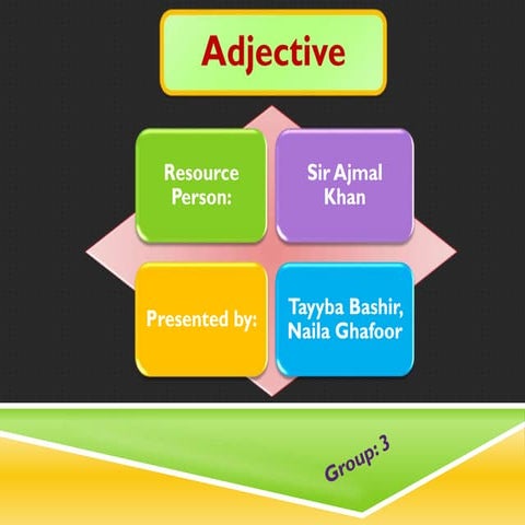 Adjectives | PPTX