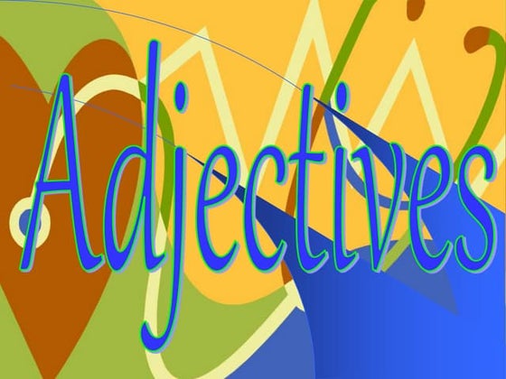 Adjective powerpoint | PPTX