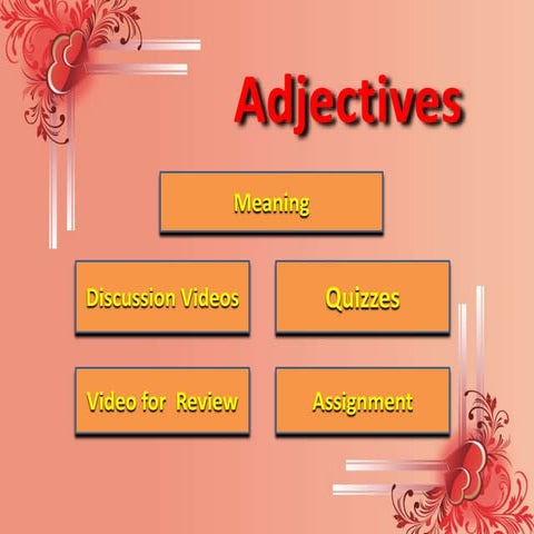 Adjectives | PPTX
