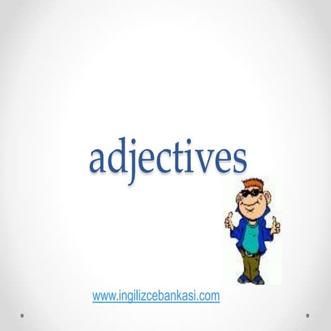 Adjectives | PPT