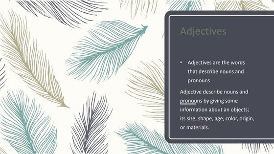 Adjectives | PPT