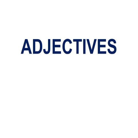 adjectives.ppt