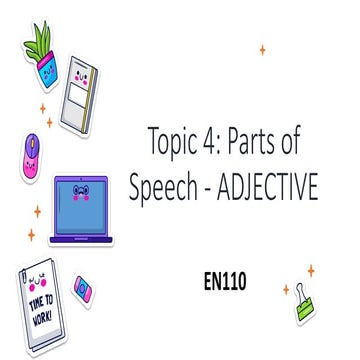 Adjectives Pdf
