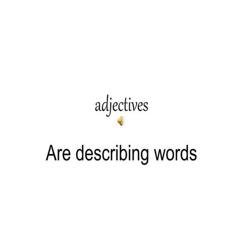 adjectives.ppt