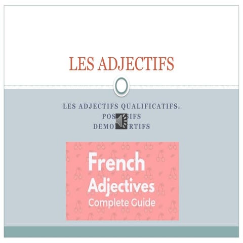 Introduction about French Language, second language most spoken in the ...