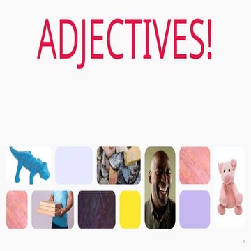ADJECTIVES and MYSTERY BOX ACTIVITY!!!!! | PPT