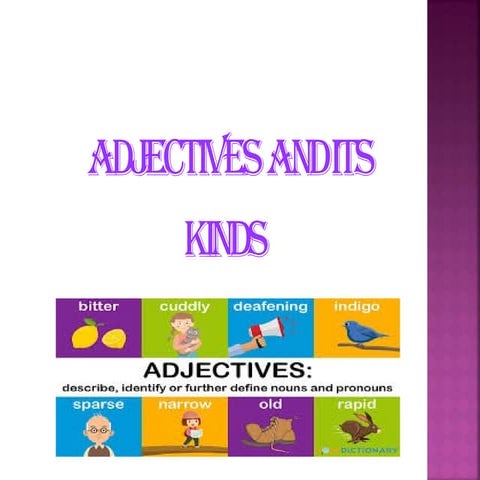 ADJECTIVES. FOR GRADE 2- 6 IMPORTANT FOR STUDENTS | PPTX