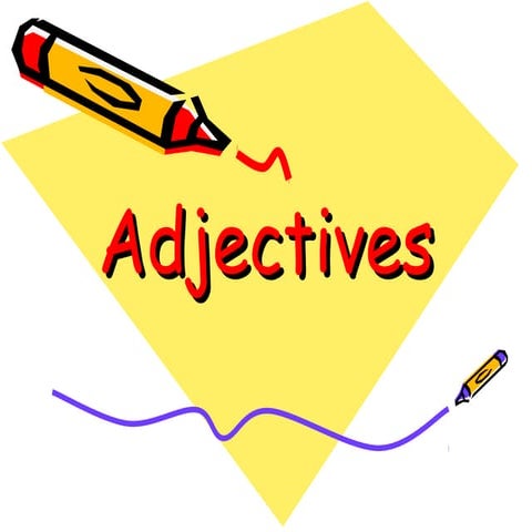 Series of adjectives | PPT