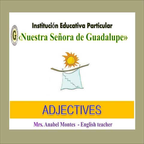 Adjectives 4to | PPTX