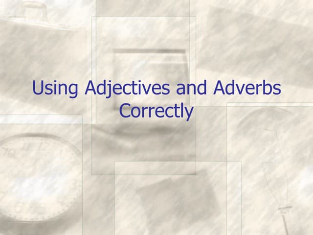 Adverbs | PPT