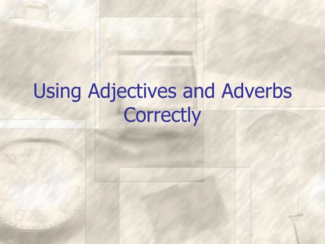 Adverbs | PPT