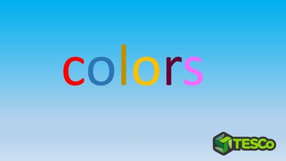 Color word identification | PDF