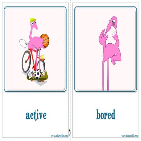 TESOL- Descriptive Adjectives Flashcard | PPT