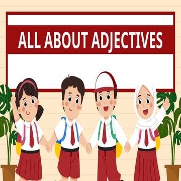 First grade-adjectives-lesson | PPT