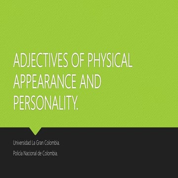Adjectives | PPT