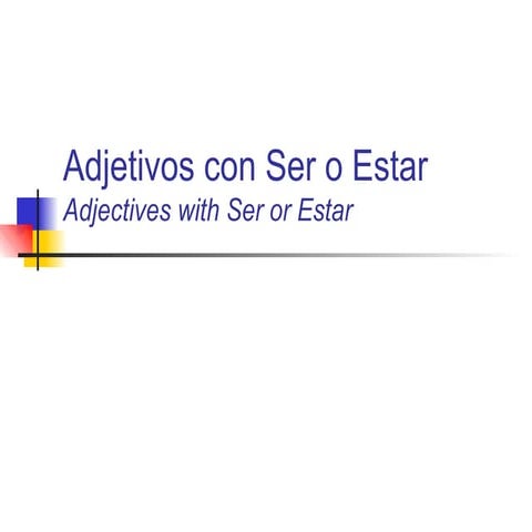 Adjectives withservsestar | PPT