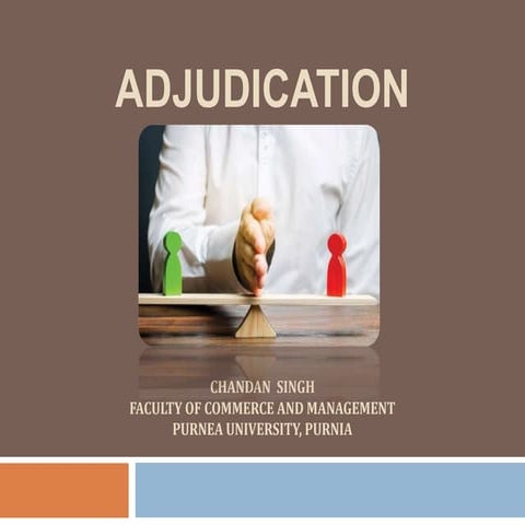 Adjudication | PPTX