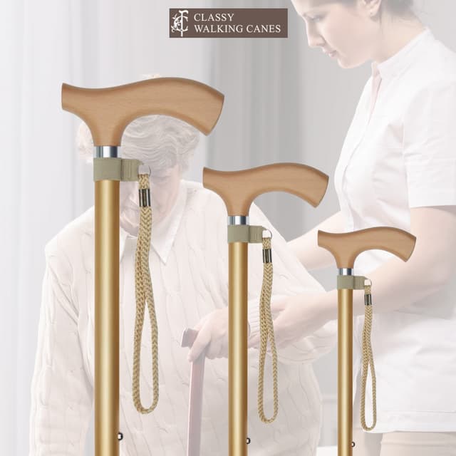 Adjustable Height Walking Cane in Gold Design.pdf