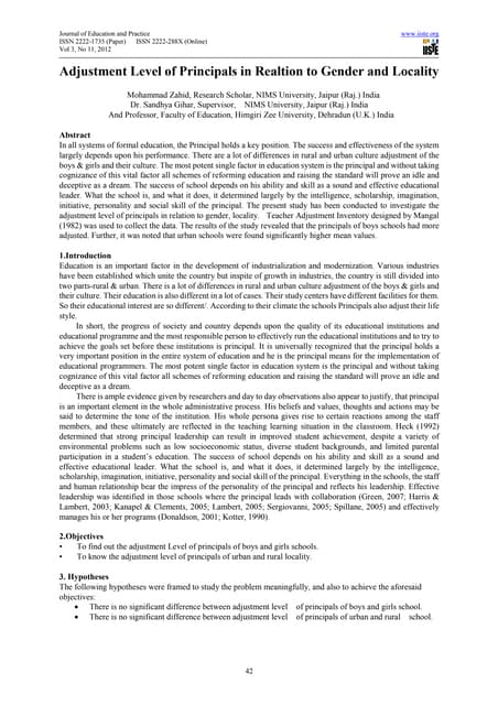 Achievement level and school climate of primary schools teachers | PDF