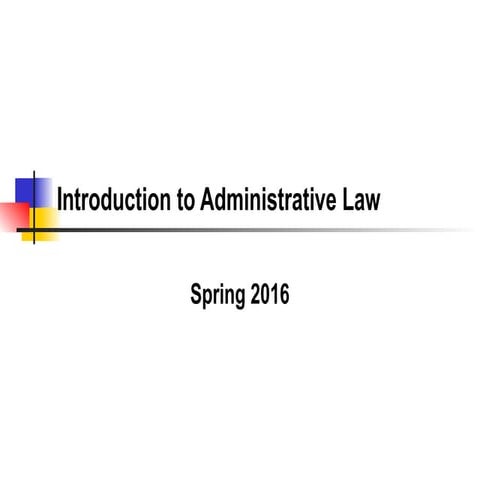 Administrative Law : Concept, Theories, Development | PPTX