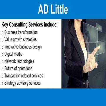 ADLittle Consulting | PPT